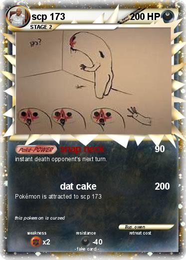 Pokémon scp 173 195 195 - snap neck - My Pokemon Card