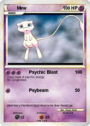 Pokémon Mew 4069 4069 - Psychic Blast - My Pokemon Card