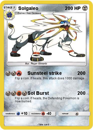 Pokémon Solgaleo 445 445 - Sunsteel strike - My Pokemon Card