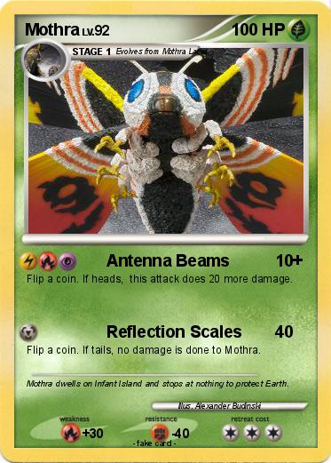 Pokémon Mothra 223 223 - Antenna Beams - My Pokemon Card