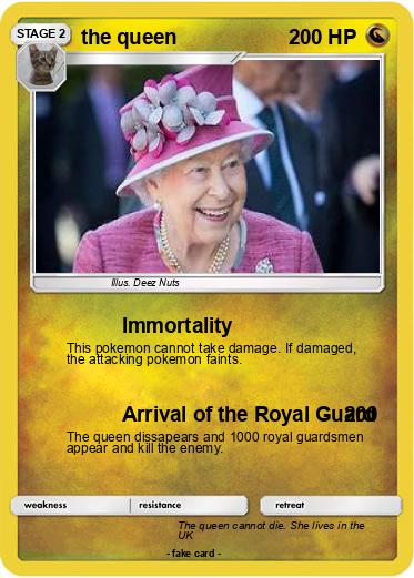Pokémon the queen 62 62 - Immortality - My Pokemon Card
