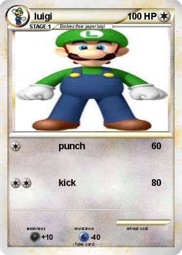 Pokémon luigi 1270 1270 - punch - My Pokemon Card