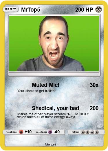 Pokémon MrTop5 2 2 - Muted Mic! - My Pokemon Card