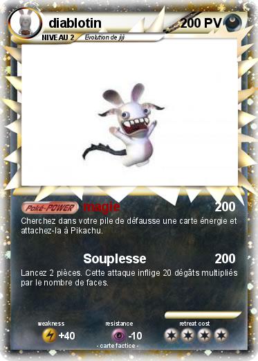 Pokémon diablotin 17 17 - magie - Ma carte Pokémon