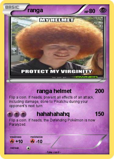 Pokémon ranga 12 12 - ranga helmet - My Pokemon Card