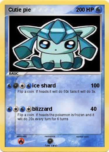 Pokémon Cutie pie 94 94 - ice shard - My Pokemon Card