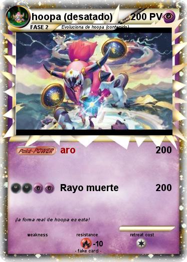 Pokémon hoopa desatado 1 1 - aro - Mi carta pokémon