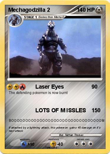 Pokémon Mechagodzilla 2 20 20 - Laser Eyes - My Pokemon Card