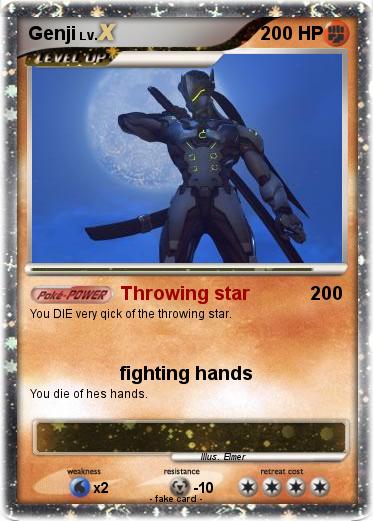 Pokémon Genji 95 95 - Throwing star - My Pokemon Card