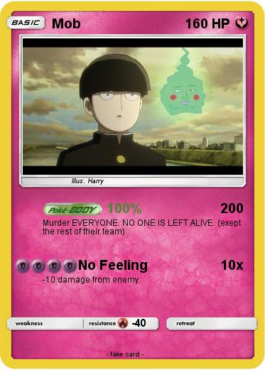 Pokémon Mob 77 77 - 100% - My Pokemon Card