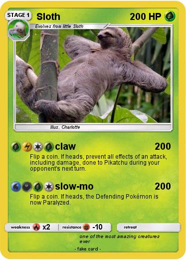 Pokémon Sloth 151 151 - claw - My Pokemon Card