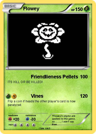 Pokémon Flowey 127 127 - Friendlieness Pellets - My Pokemon Card