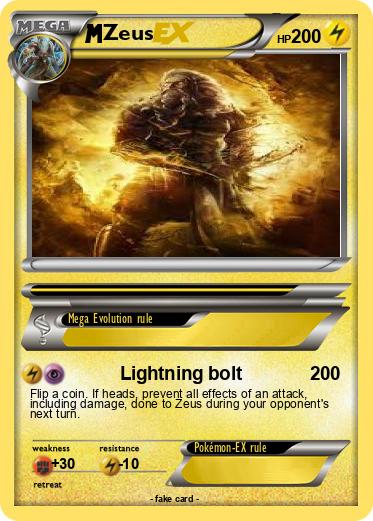 Pokémon Zeus 1964 1964 - Lightning bolt - My Pokemon Card