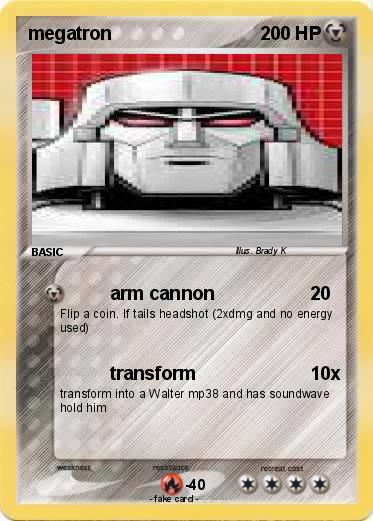Pokémon megatron 469 469 - arm cannon - My Pokemon Card