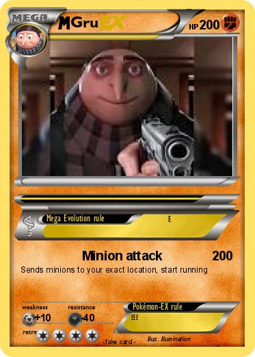 Pokémon Gru 284 284 - Minion attack - My Pokemon Card