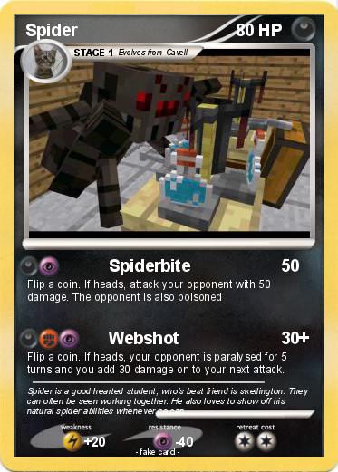 Pokémon Spider 1345 1345 - Spiderbite - My Pokemon Card