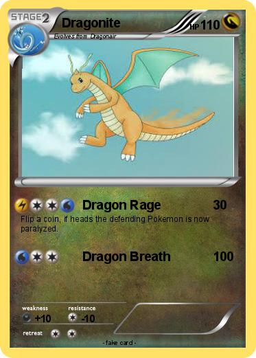 Pokémon Dragonite 793 793 - Dragon Rage - My Pokemon Card