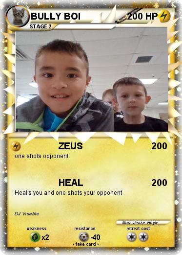 Pokémon BULLY BOI - ZEUS - My Pokemon Card