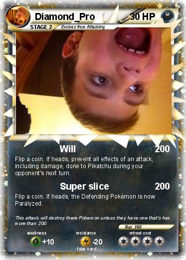 Pokémon Diamond Pro - Will - My Pokemon Card