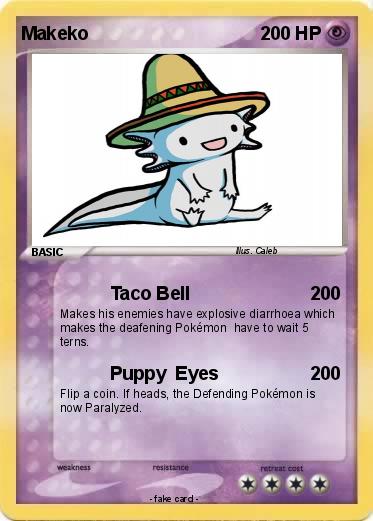 Pokémon Toes 7 7 - Taco Bell - My Pokemon Card