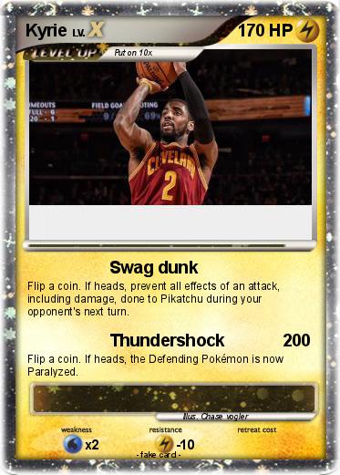 Pokémon Kyrie 16 16 - Swag dunk - My Pokemon Card