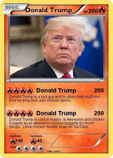 Pokémon Donald Trump 4227 4227 - Donald Trump - My Pokemon Card
