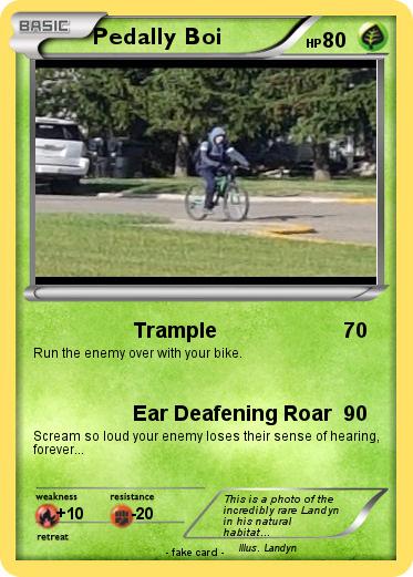 Pokémon Pedally Boi - Trample - My Pokemon Card