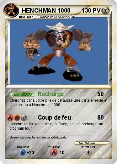 Pokémon HENCHMAN 1000 1000 - Recharge - Ma carte Pokémon