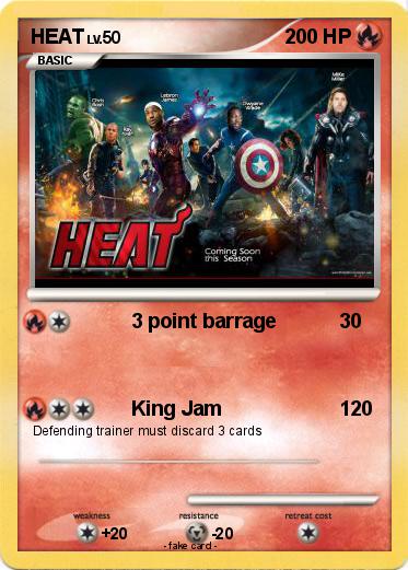 Pokémon HEAT 109 109 - 3 point barrage - My Pokemon Card