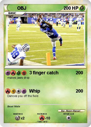 Pokémon OBJ - 3 finger catch - My Pokemon Card