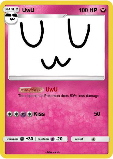 Pokémon UwU 75 75 - UwU - My Pokemon Card
