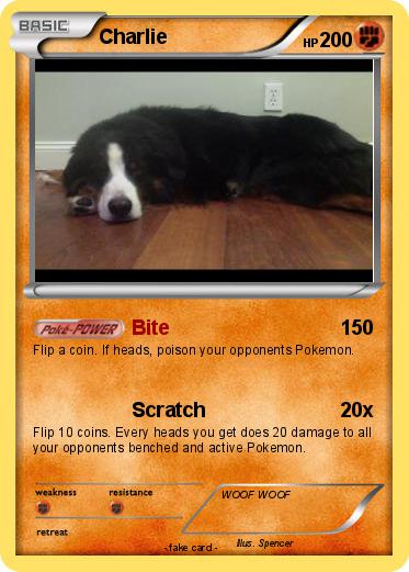 Pokémon Charlie 1260 1260 - Bite - My Pokemon Card