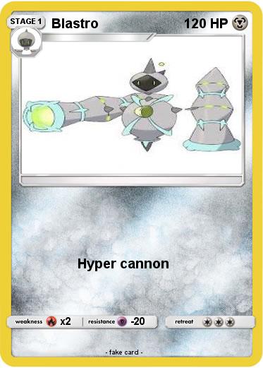 Pokémon Blastro - Hyper cannon - My Pokemon Card