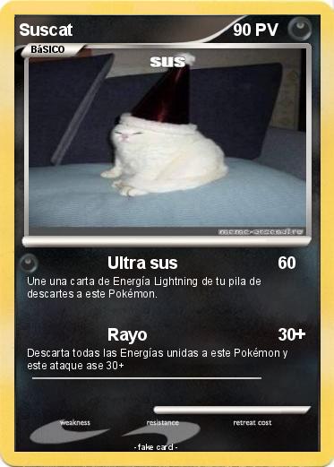 Pokémon Suscat - Ultra sus - Mi carta pokémon