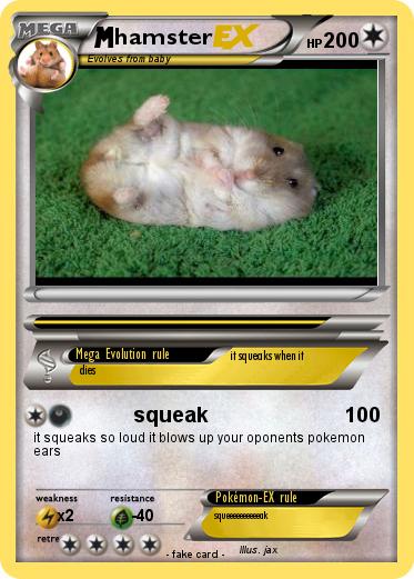 Pokémon hamster 662 662 - squeak - My Pokemon Card