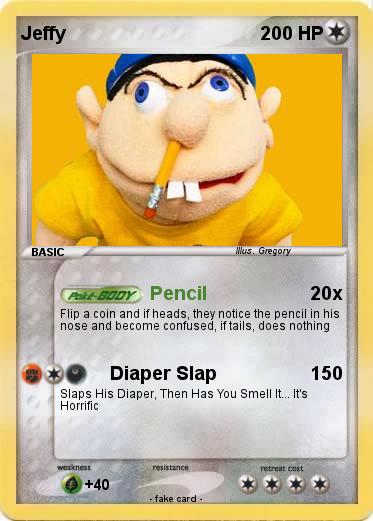 Pokémon Jeffy 490 490 - Pencil - My Pokemon Card