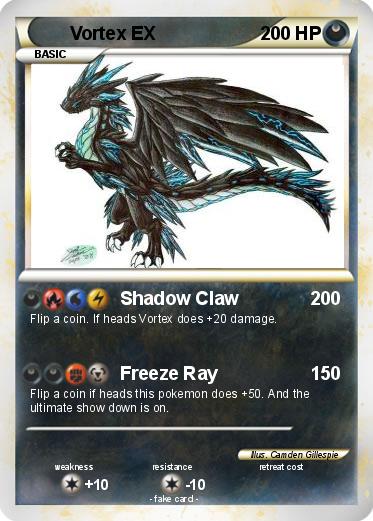 Pokémon Vortex EX - Shadow Claw - My Pokemon Card