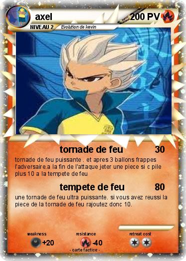 Pokémon axel 277 277 - tornade de feu - Ma carte Pokémon