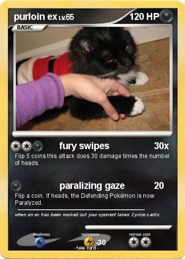 Pokémon purloin ex - fury swipes - My Pokemon Card