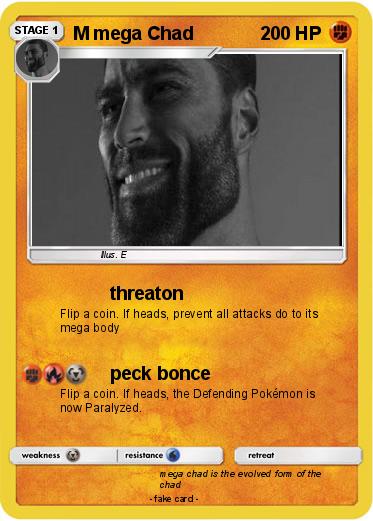 Pokémon M mega Chad - threaton - My Pokemon Card
