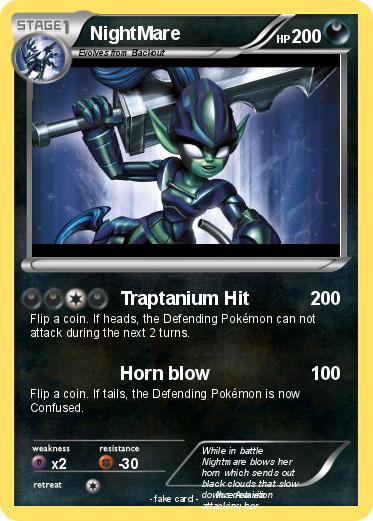Pokémon NightMare 862 862 - Traptanium Hit - My Pokemon Card