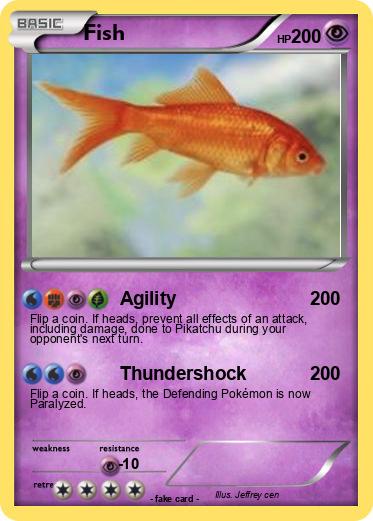 Pokémon Fish 670 670 - Agility - My Pokemon Card