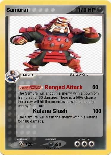 Pokémon Samurai 319 319 - Ranged Attack - My Pokemon Card