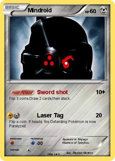 Pokémon Mindroid - Sword shot - My Pokemon Card