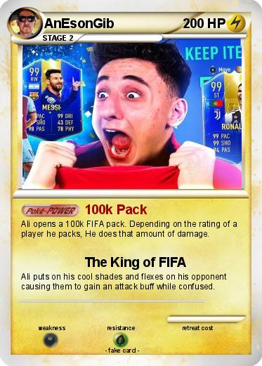Pokémon AnEsonGib - 100k Pack - My Pokemon Card