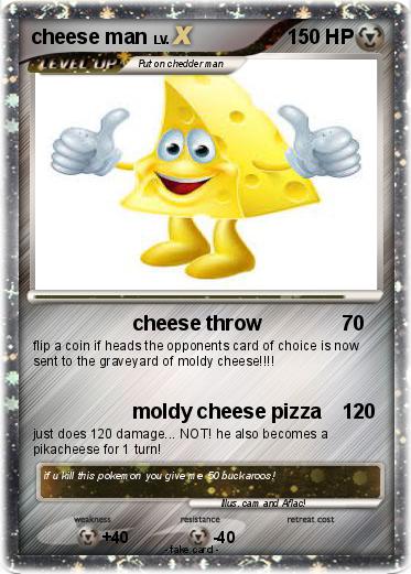 Pokémon cheese man 10 10 - cheese throw - My Pokemon Card