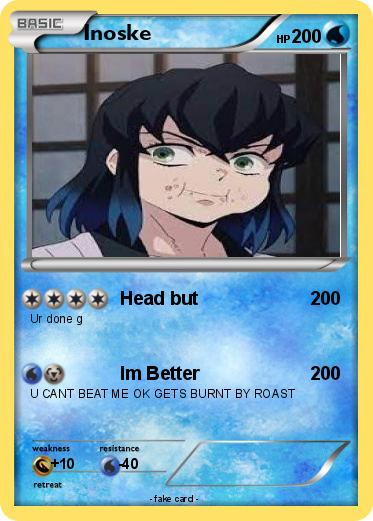 Pokémon Inoske 1 1 - Head but - My Pokemon Card