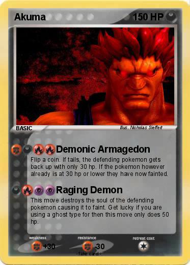 Pokémon Akuma 63 63 - Demonic Armagedon - My Pokemon Card