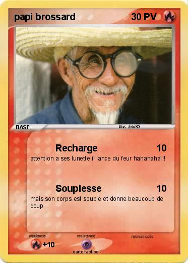 Pokémon papi brossard 1 1 - Recharge - Ma carte Pokémon