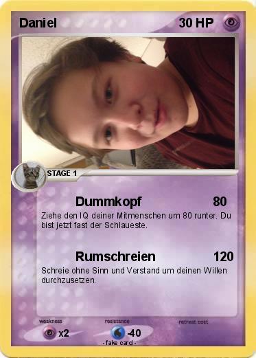 Pokémon Daniel 868 868 - Dummkopf - My Pokemon Card